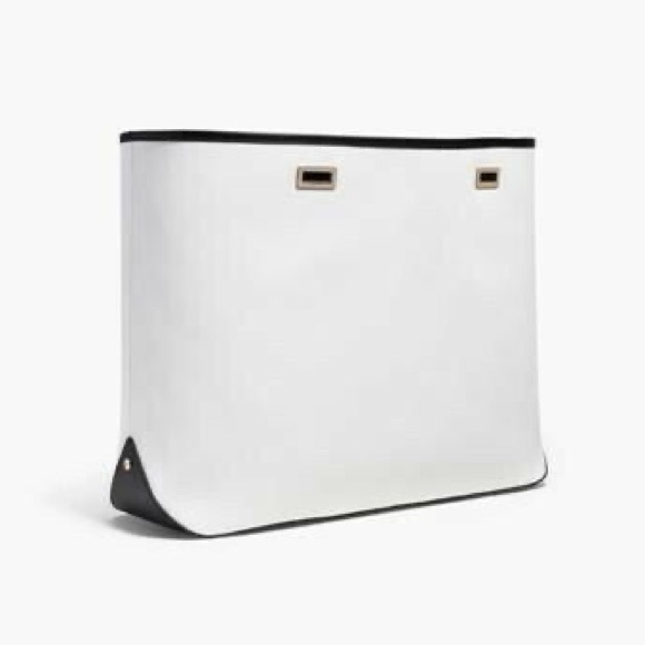 Lo & Sons | Bags | Lo Sons Seville White Saffiano Leather Shell 3 ...